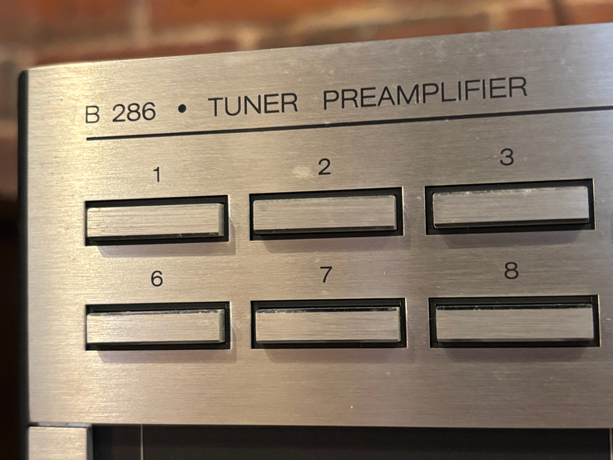 Revox B 286 Preamp/Tuner and B 242 Power Amp - Glorious Vintage High-E – Holt Hill Audio