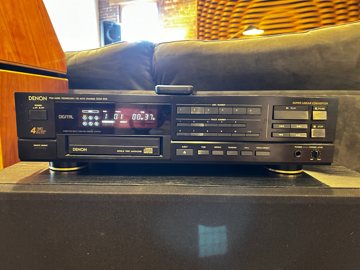 Denon DCM-555, Vintage PCM CD Player – Holt Hill Audio