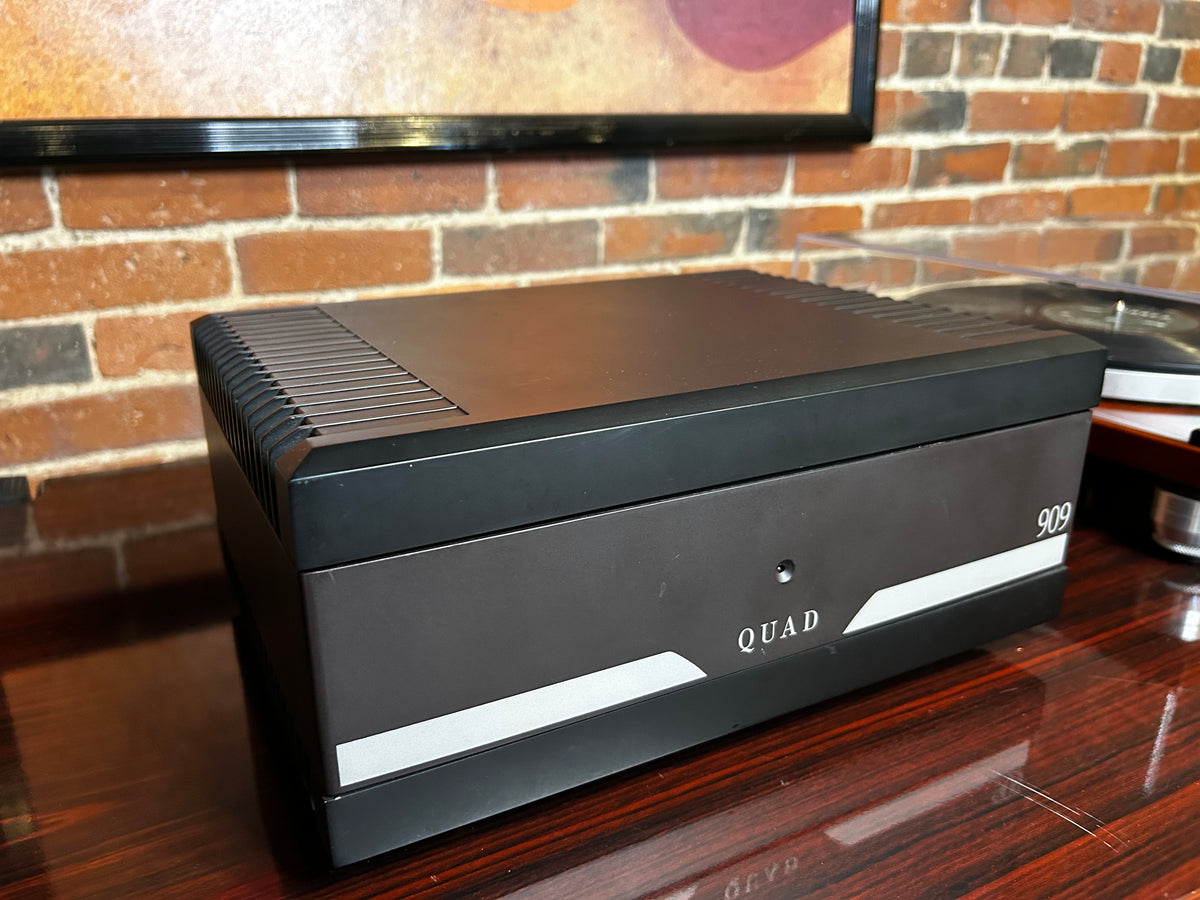 Quad 909 Power Amplifier, A Fine Example of British Precision – Holt ...