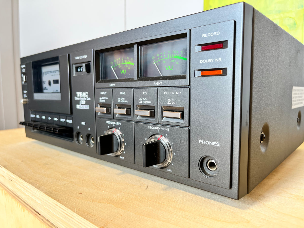 TEAC f-200, Single-Well Vintage Cassette Deck – Holt Hill Audio