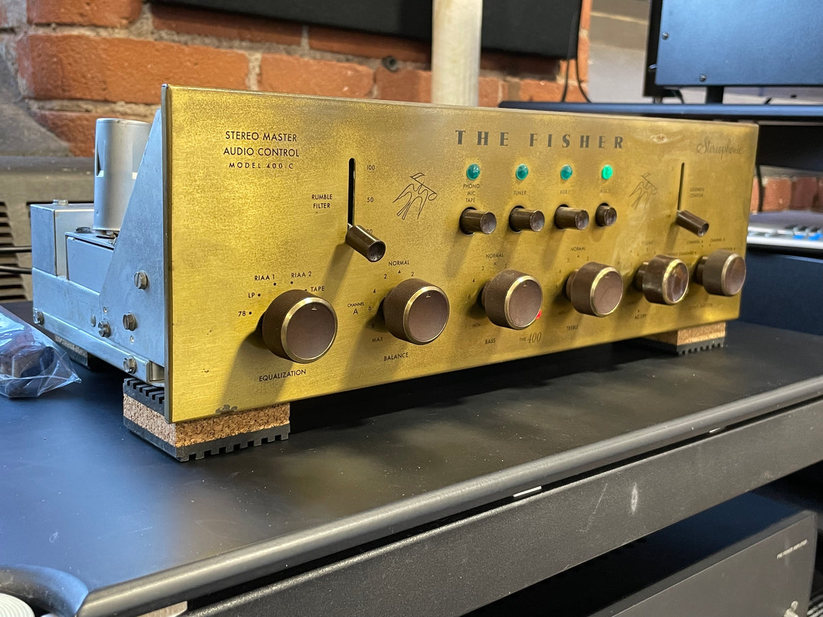Fisher 400-C Tube Preamp, A Real Time Capsule! - SOLD – Holt Hill Audio